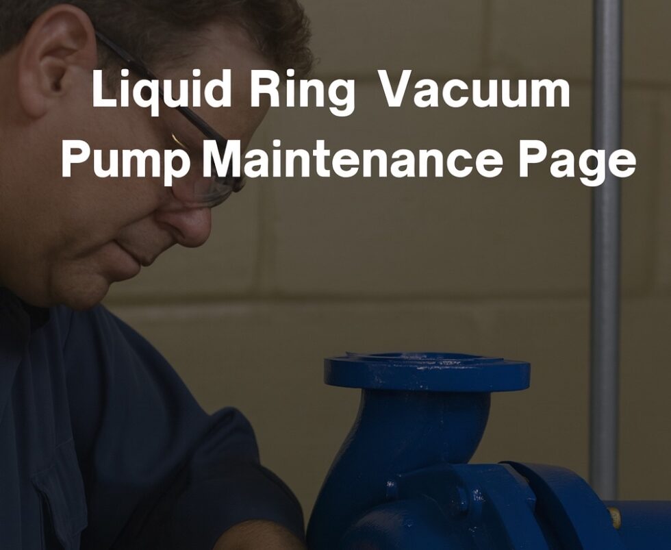 Liquid Ring Vacuum Pump Maintenance Services - Vacuum Pump Systems
